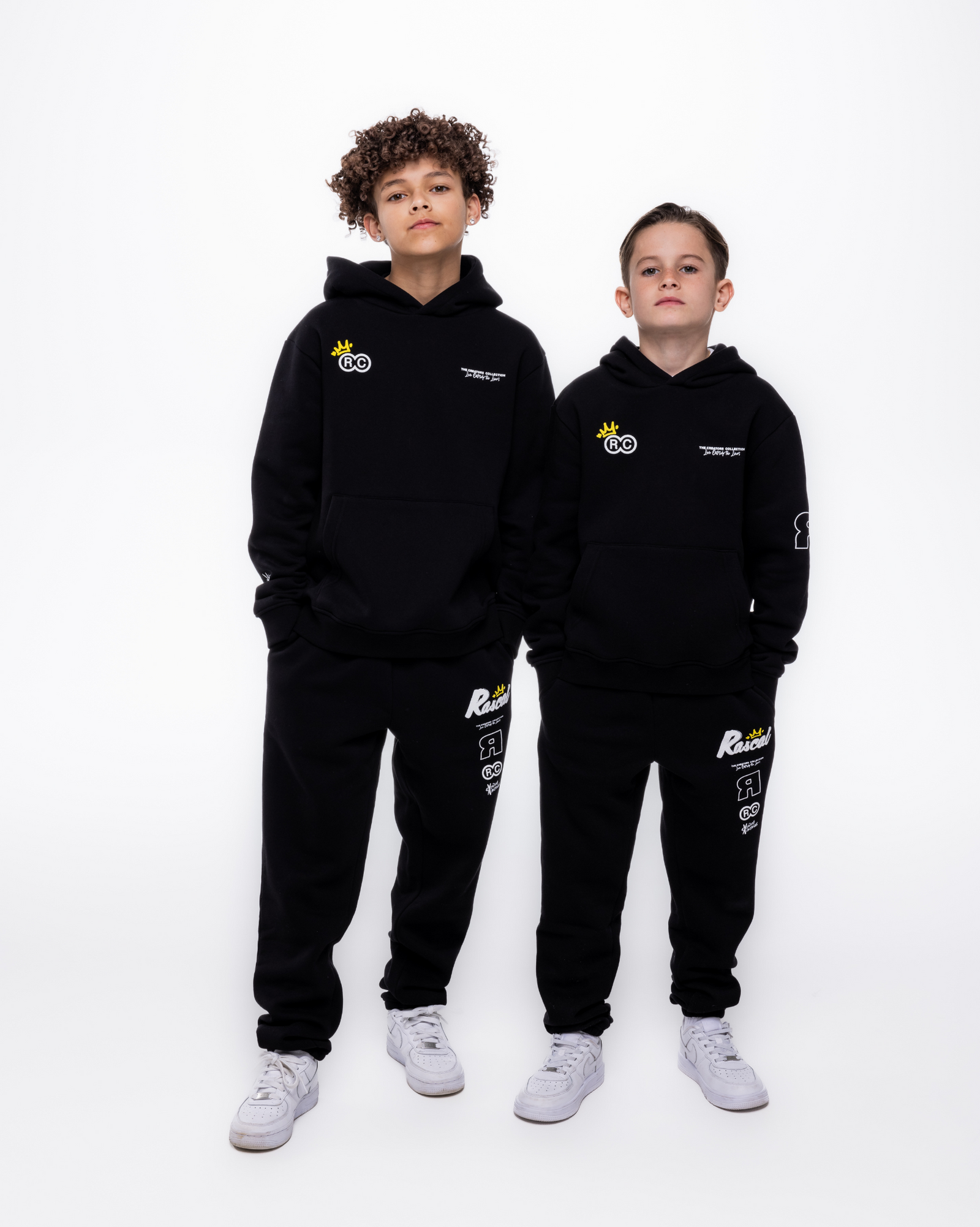 Rascal Junior Black Joggers