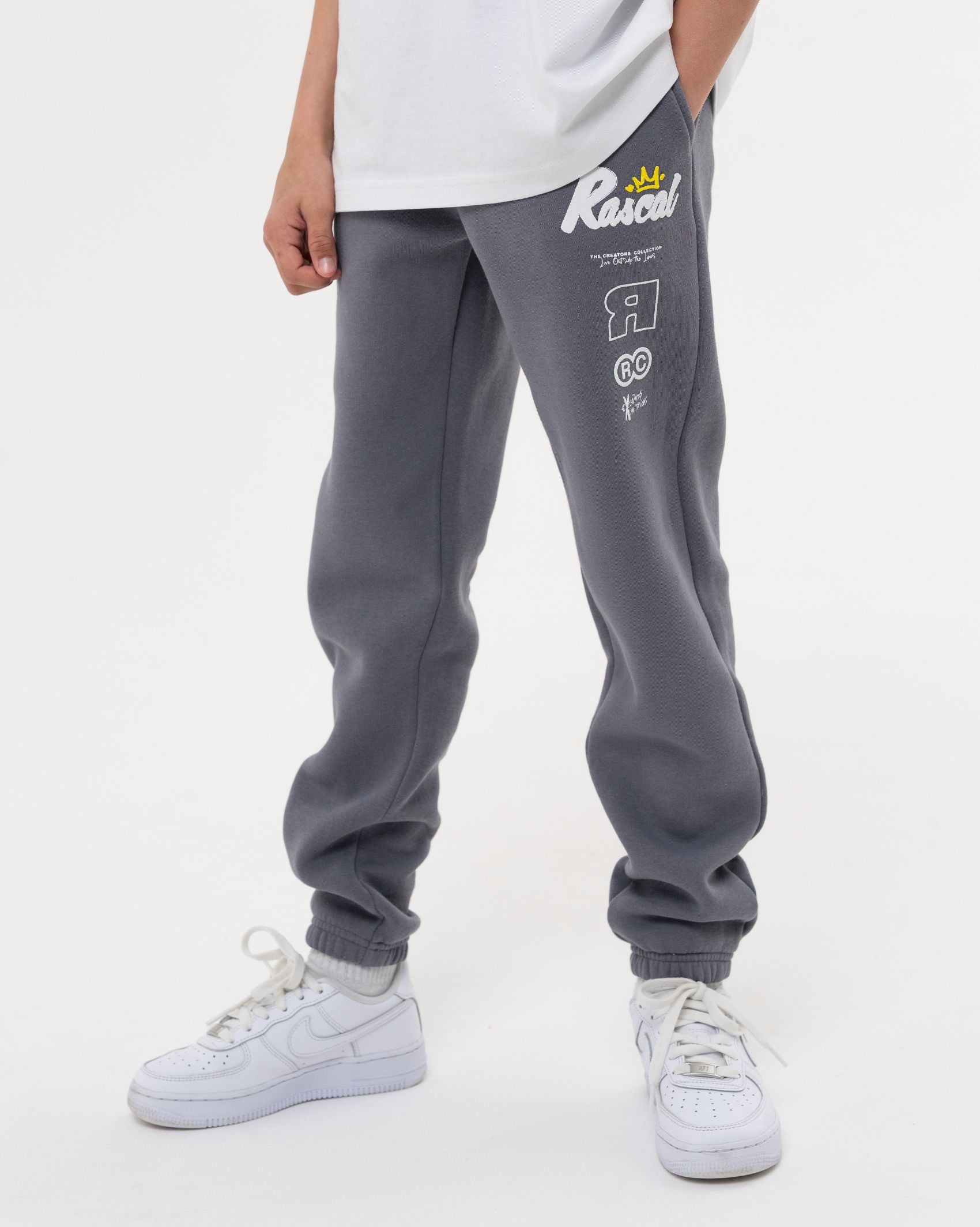 Rascal Junior Grey Joggers