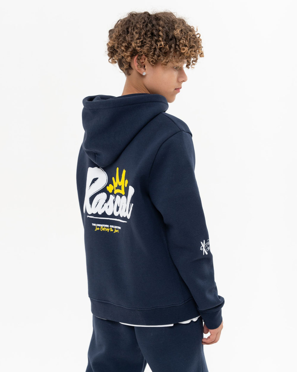 Rascal Kids Navy Hoodie