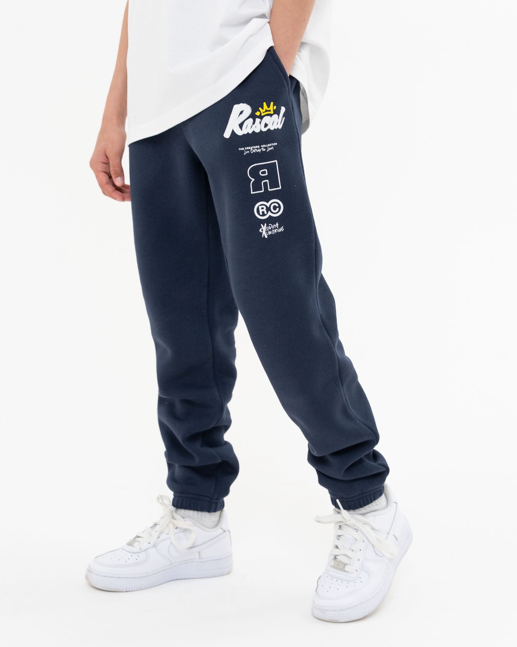 Rascal Oversized T-shirt In Navy