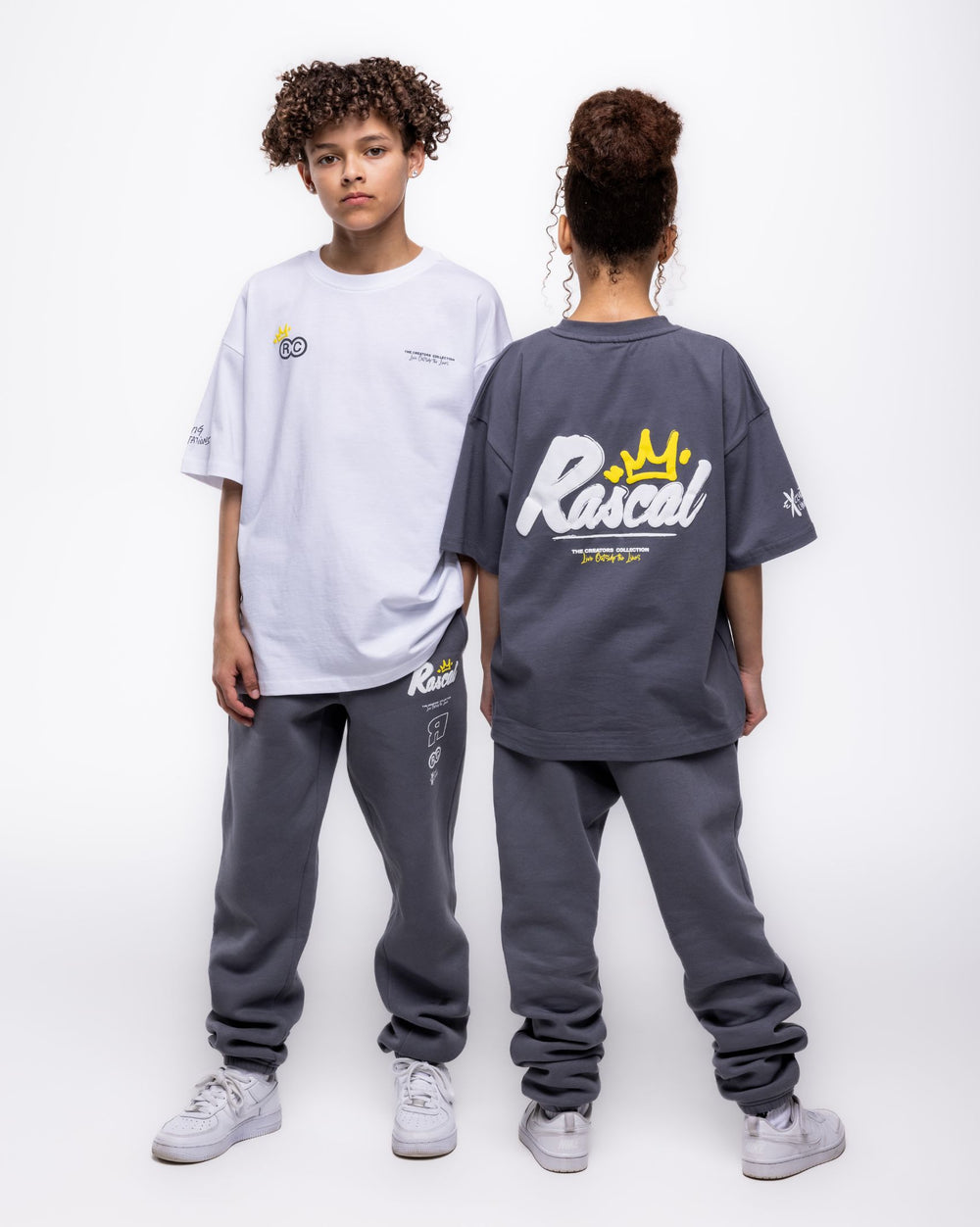 Rascal Kids Oversized T-Shirt In Grey