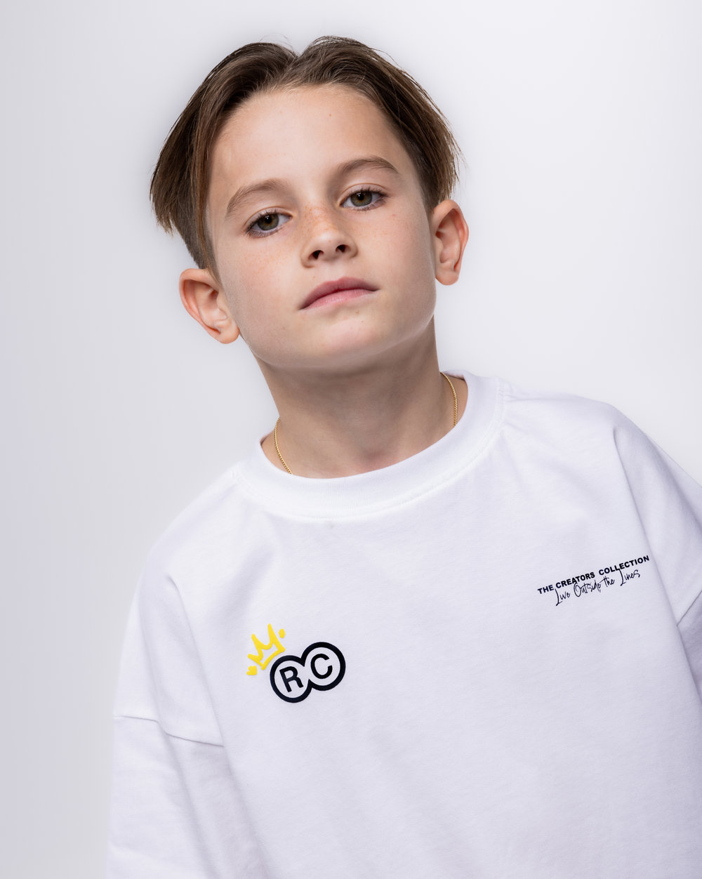 Rascal Oversized T-shirt In White & Black